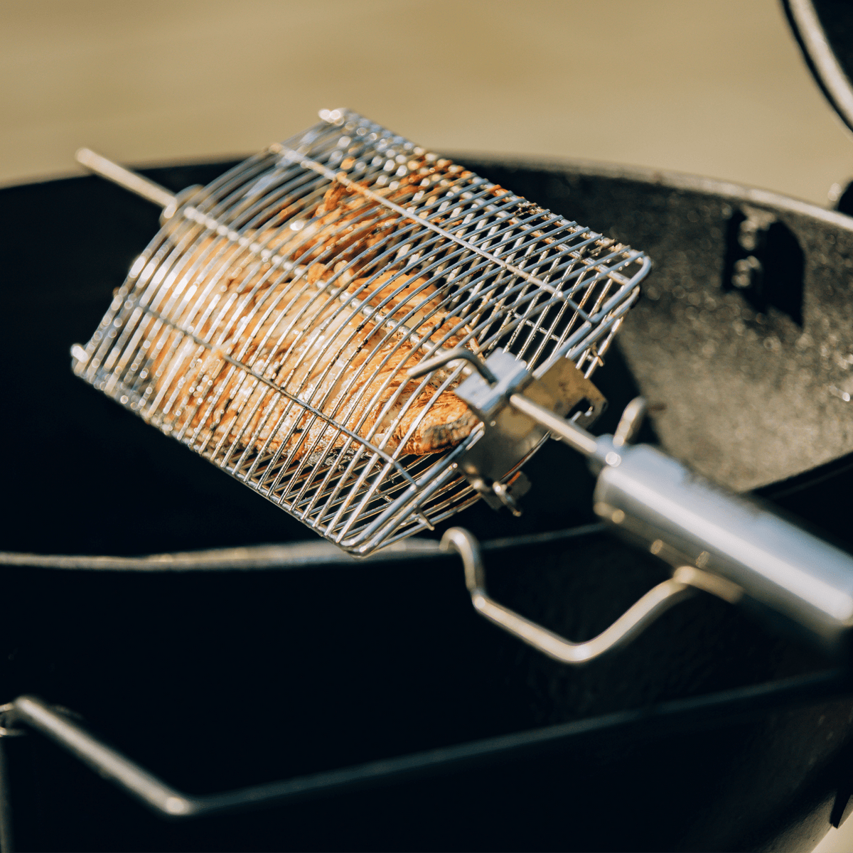 Rotisserie Basket – SpinfireCooking